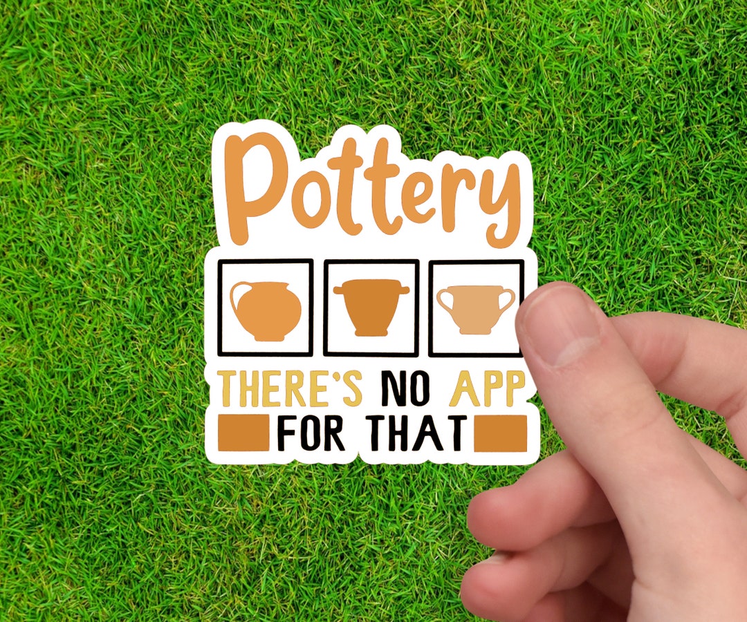 Pottery Sticker Ceramic Sticker Gift for Potter Potter Gift Pottery ...
