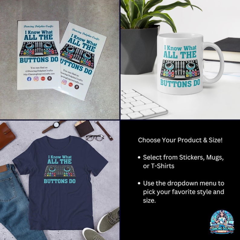 DJ Sticker | DJ Gift | House Music Lover | Music Producer Mug | Dj T ...