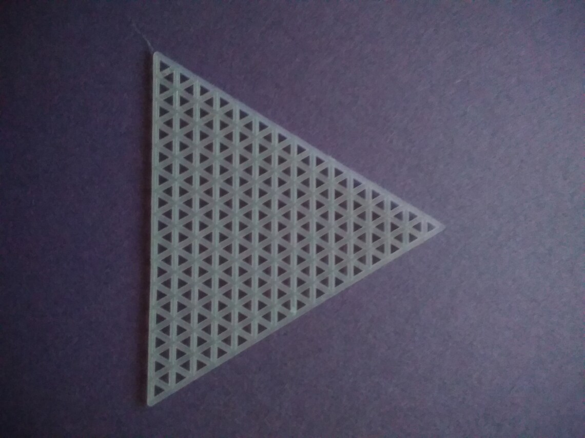 Plastic Canvas Triangle Pre-cut Plastic Canvas Shape - Etsy
