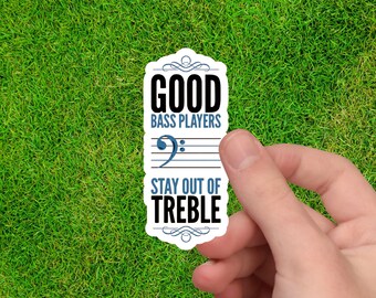 Dibs on the Bass Player Sticker, Bassist Sticker, Bass Player Gift ...