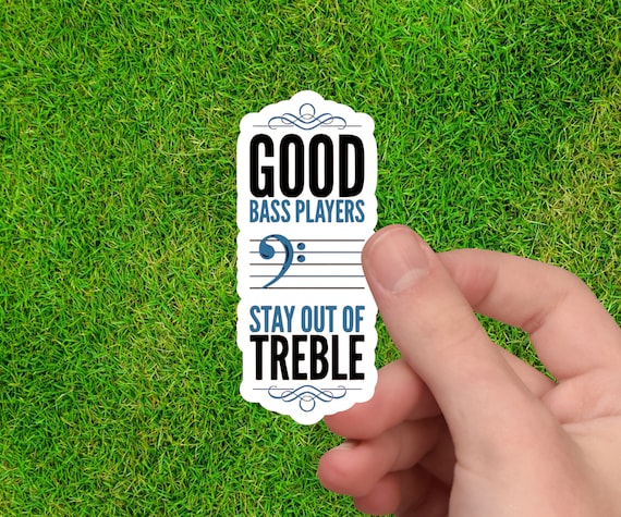 Bass Player Sticker Bassist Gift Gift for Bass Player - Etsy