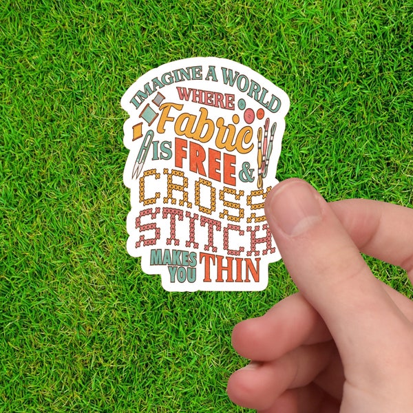 Cross Stitch Label - Etsy