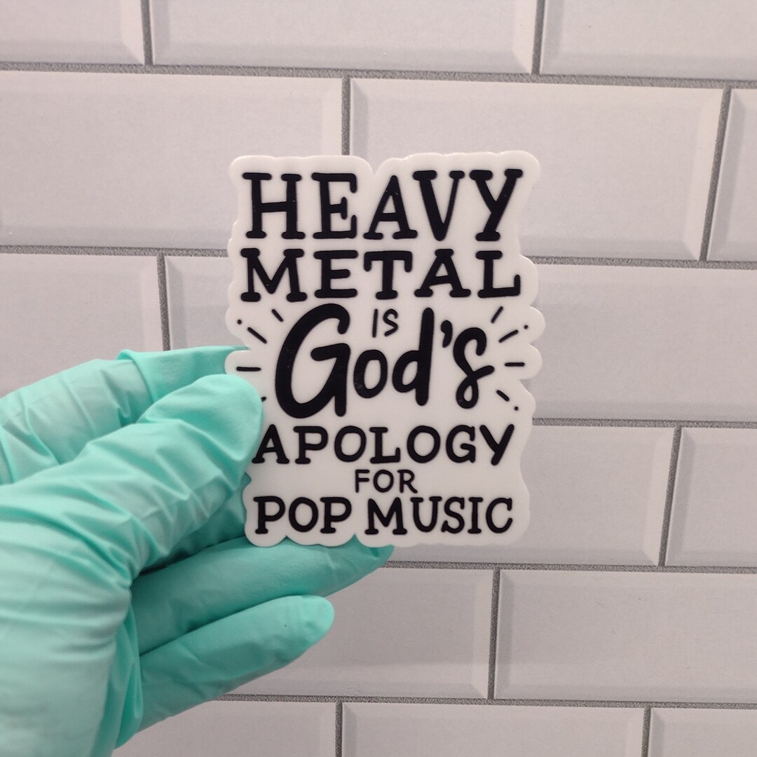Heavy Metal Sticker | Heavy Metal Music | Music Lover Sticker | Metal ...