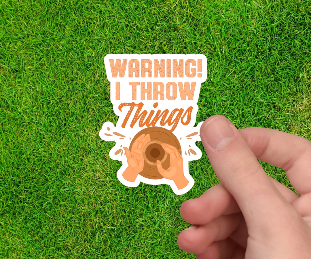 Pottery Sticker Ceramic Sticker Gift for Potter Potter - Etsy