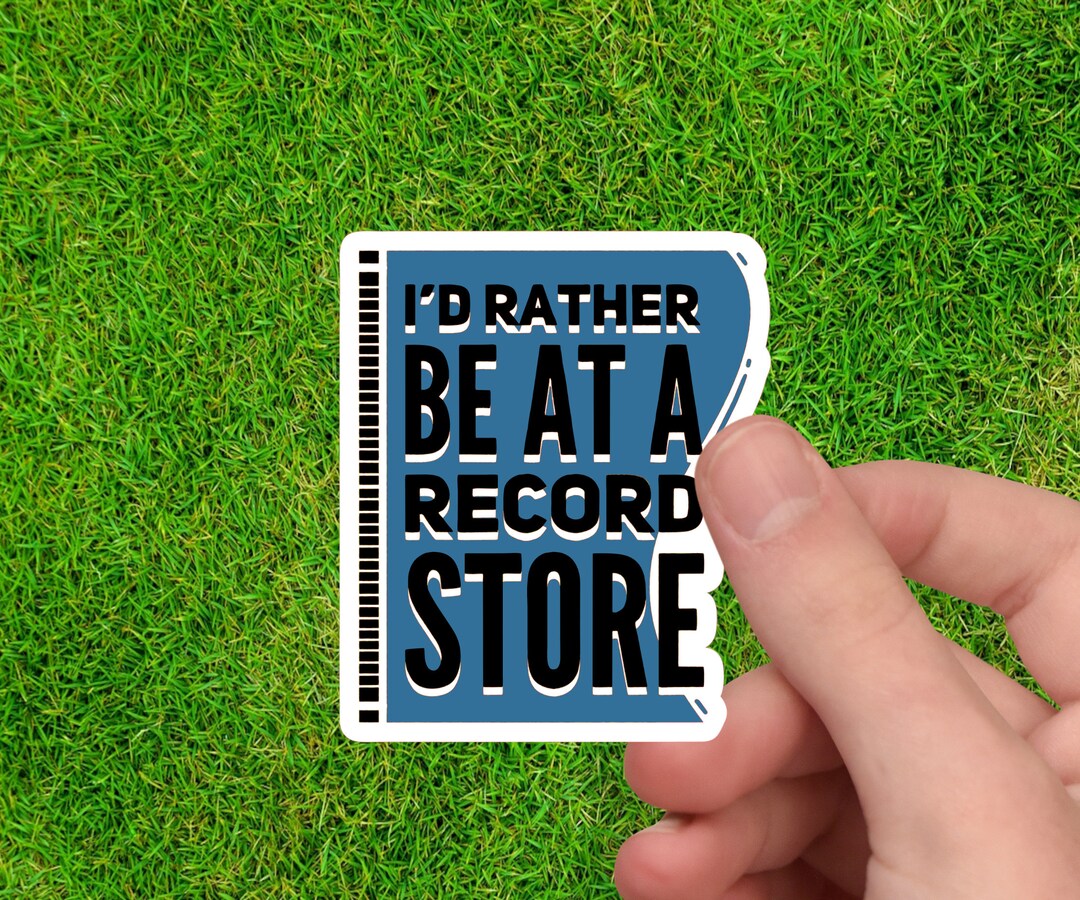 Vinyl Record Sticker Gift for Record Collector Record - Etsy