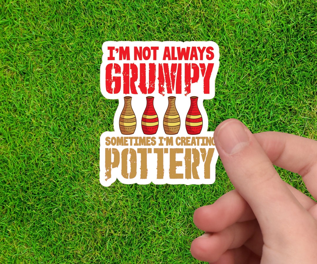 Pottery Sticker | Ceramic Sticker | Gift for Potter | Potter Gift ...