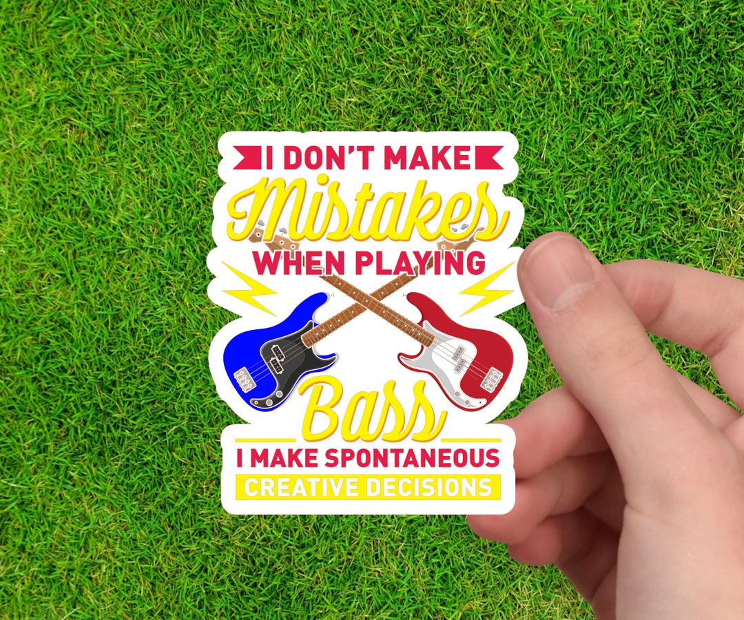 Bass Player Sticker Bassist Gift Gift for Bass Player Bass Guitar ...