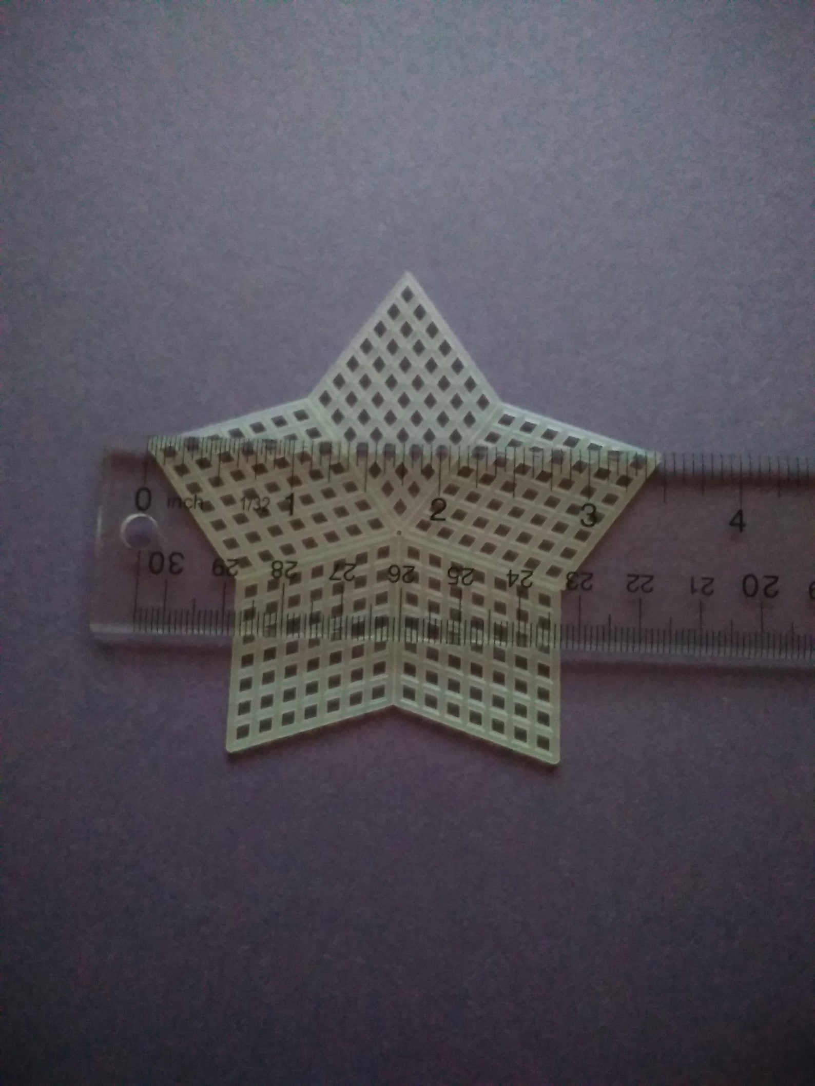 Pre-cut Plastic Canvas Star: 3.25 Inch Craft Shape - Etsy
