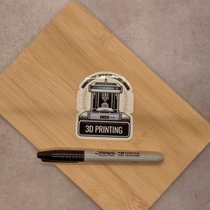 3D Printing Sticker - Innovative Layers Sticker - 3D Printer Gift ...