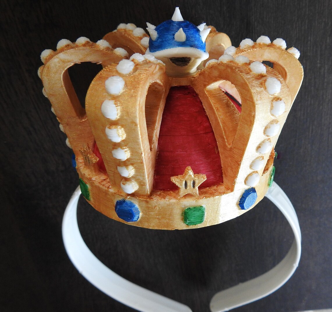 Mario Kart Inspired Crown | Etsy