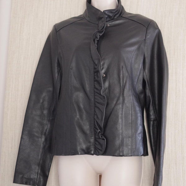 Leather Ruffle - Etsy