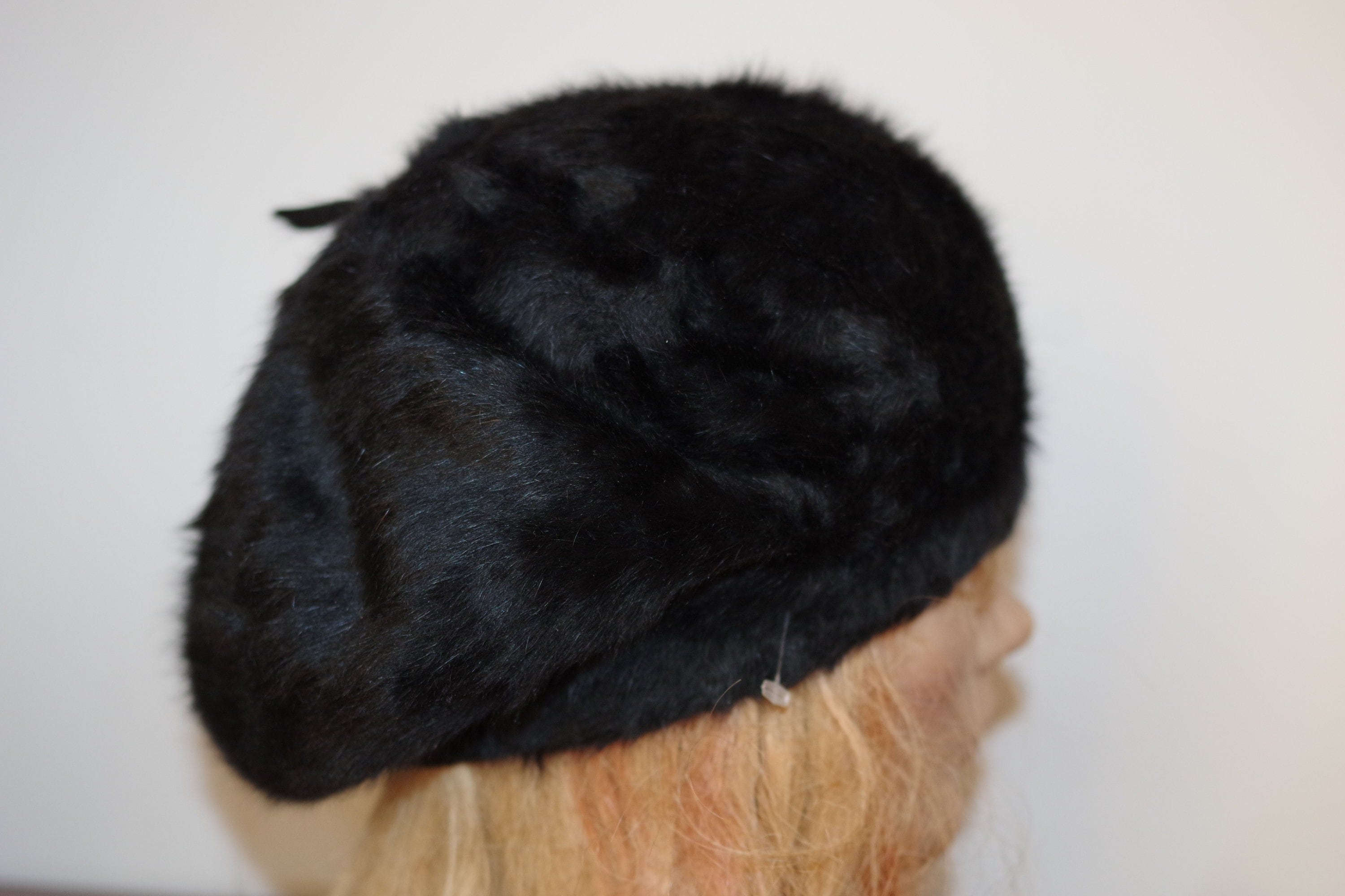 Kangol Black Angora Furgora Beret Size: Small - Etsy
