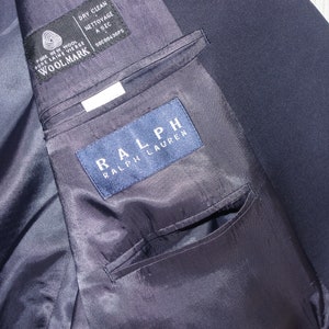 RALPH Ralph Lauren Blue Label Navy Gold Button Blazer Mens Size:40r - Etsy