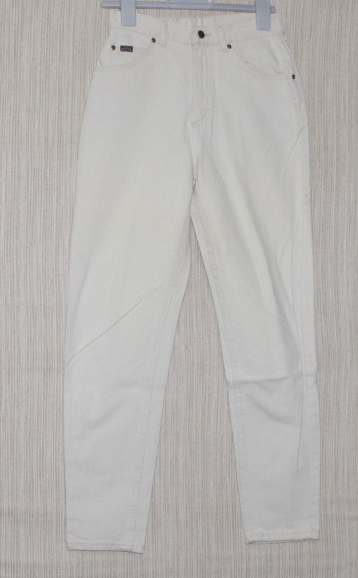 Denim Riders Ivory Jeans Vintage High Waist Women's Pants Size: 8 ...