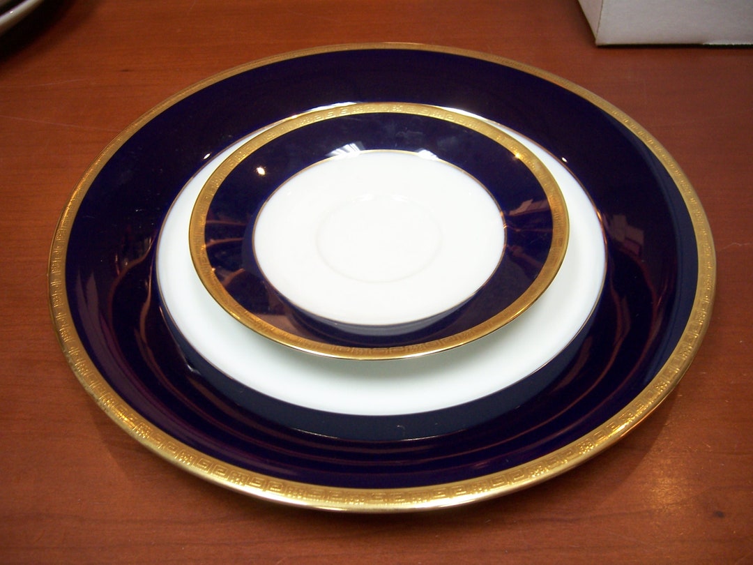 Dinner Plate and Saucer - Valhalla by NORITAKE - Etsy