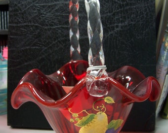 Fenton Ruby Red Glass - Etsy