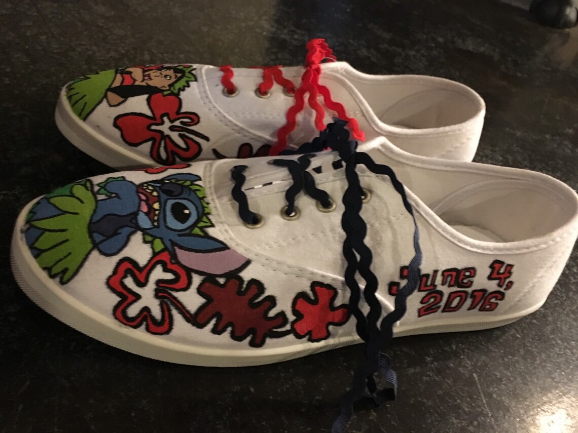 Custom Cartoon Shoes Hand Painted | Etsy