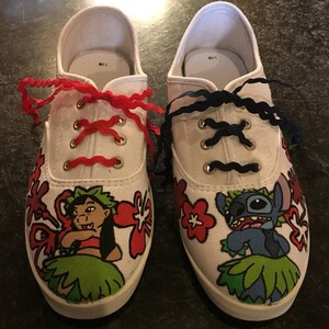 Custom Cartoon Shoes Hand Painted - Etsy