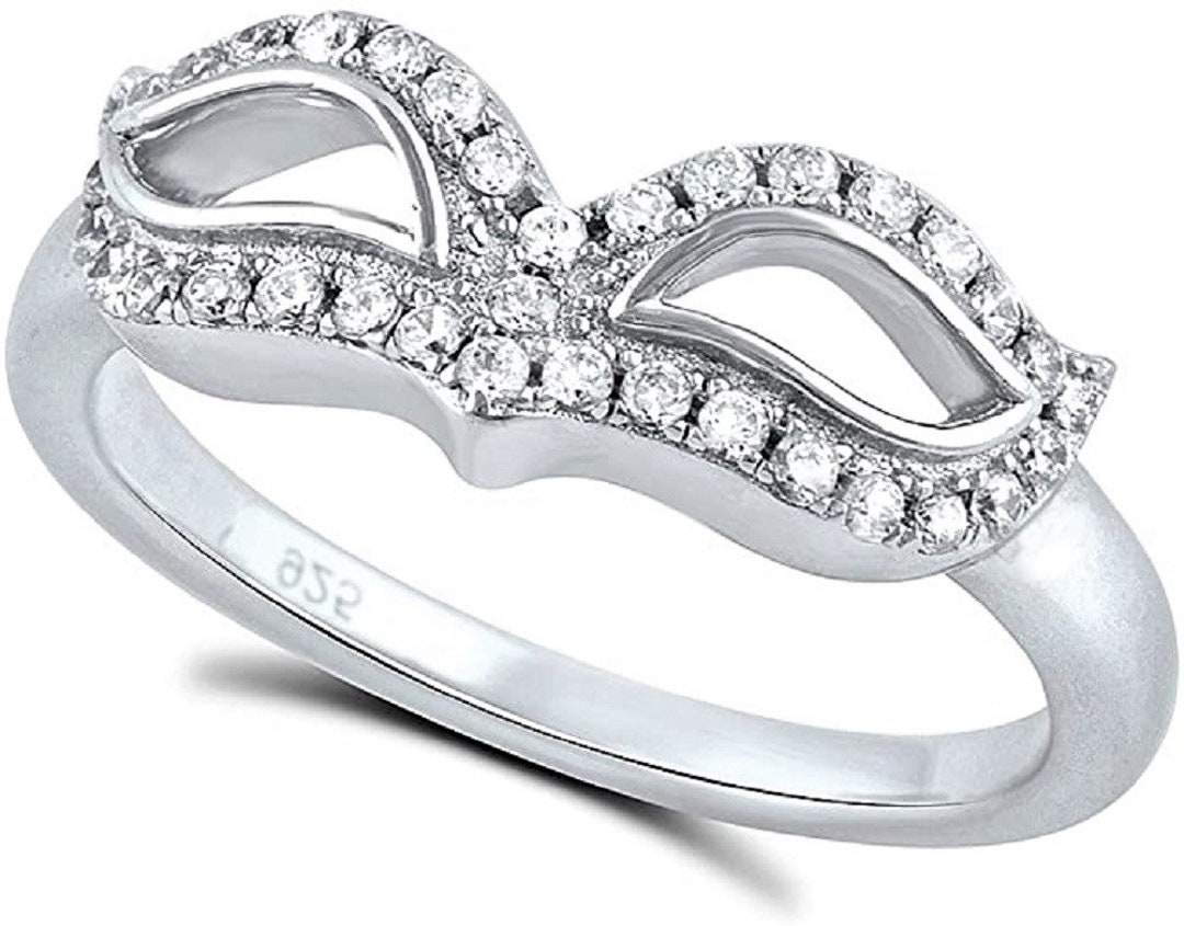 Sterling Silver Masquerade Mask Ring: CZ Zorro Symbol - Etsy