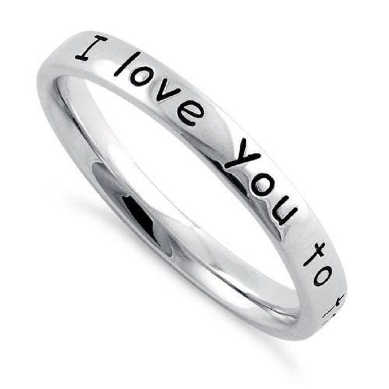 I Love You Ring - Etsy