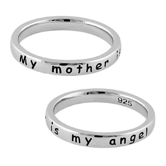 Sterling Silver, Sweet Mother's Day Love Quotes "Mom… - Gem