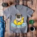 Pug PNG, Cute Summer Dog PNG, Funny Pug Floatie Sublimation, Beach Dog ...