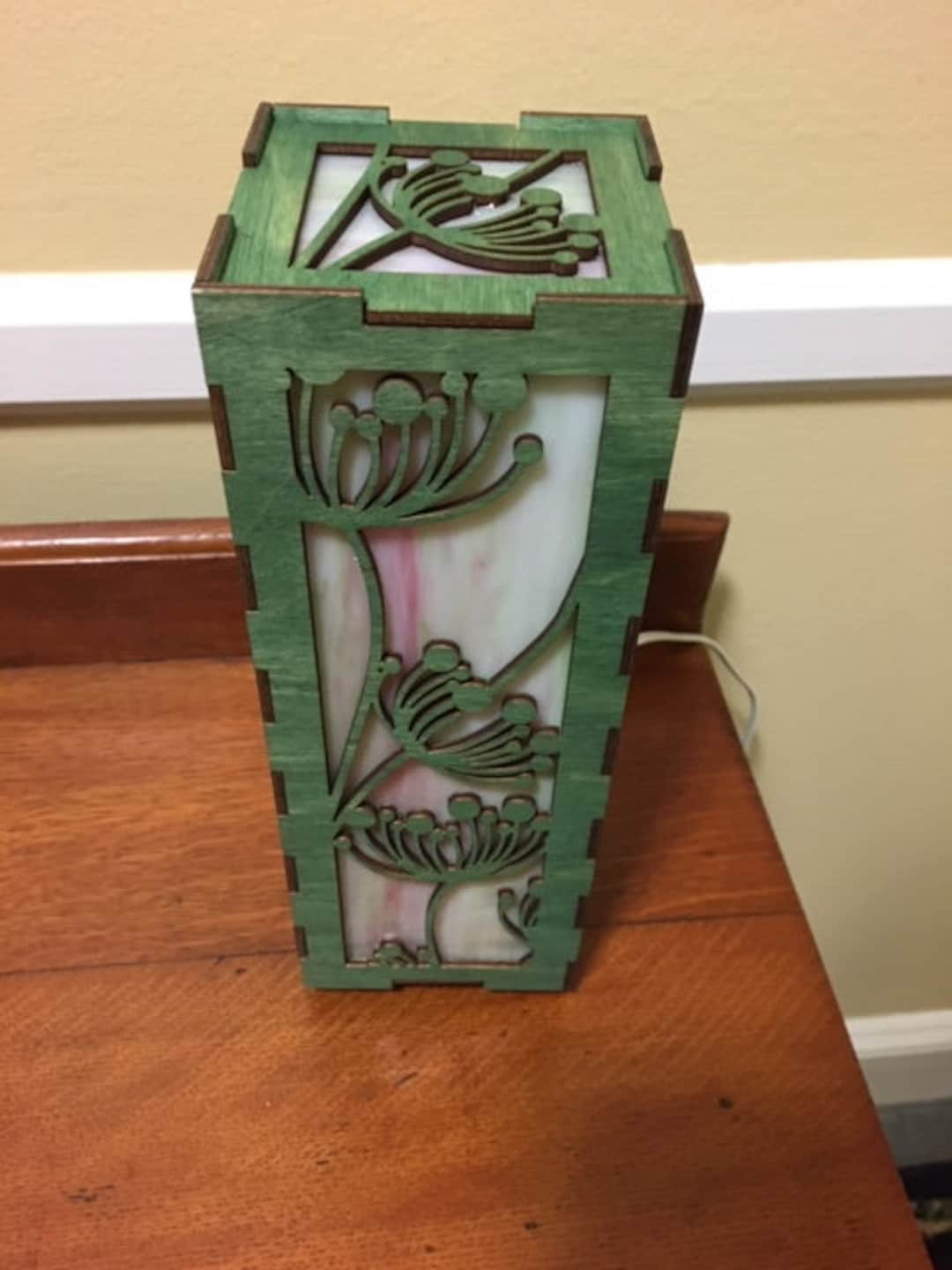 Fennel Plant Stained Glass Lamp - Etsy