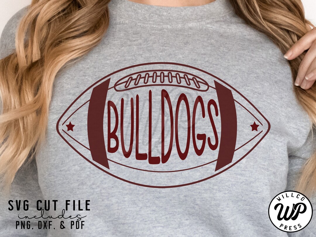 Bulldogs Football Svg, Bulldogs Svg, Football Svg, Mascot Svg, Bulldogs ...