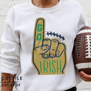 Go Irish Svg, Football Svg, Fighting Irish, Dxf, Png, Svg Files for ...