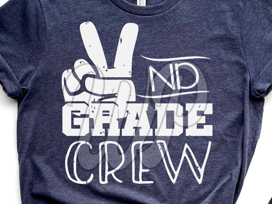 2nd Grade Crew Svg, Second Grade Teacher, Png, Dxf, Svg Files for ...