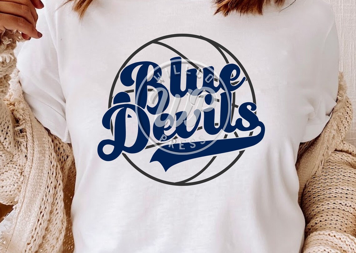 Blue Devils Svg Basketball Svg Png Dxf Svg Files for - Etsy
