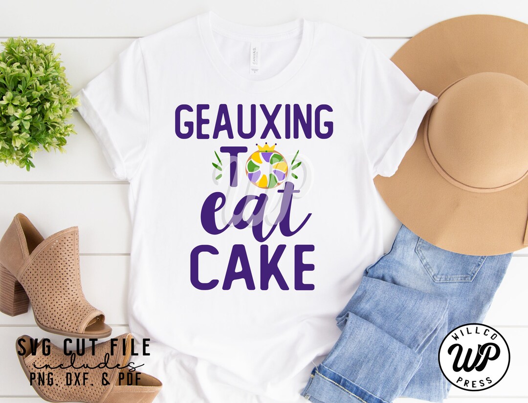 Geauxing King Cake, Mardi Gras Svg, Sublimination, Fat Tuesday Svg, Png ...