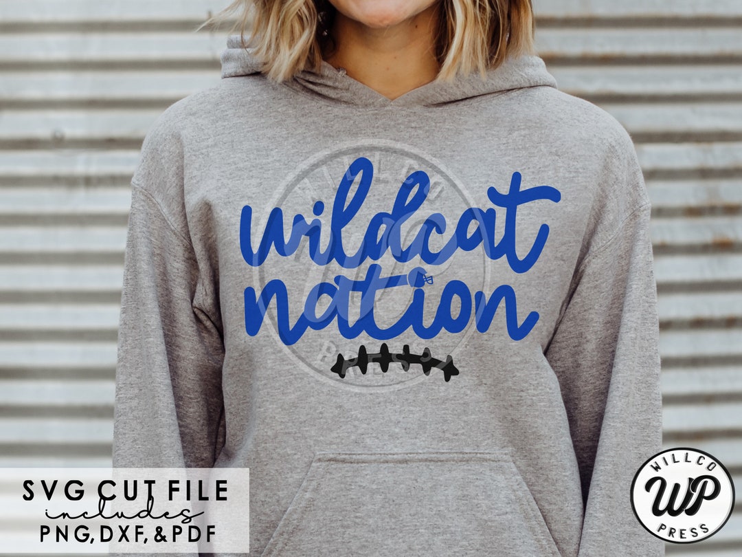 Wildcat Nation Svg, Wildcats Football, Png, Dxf, Svg Files for Cricut ...