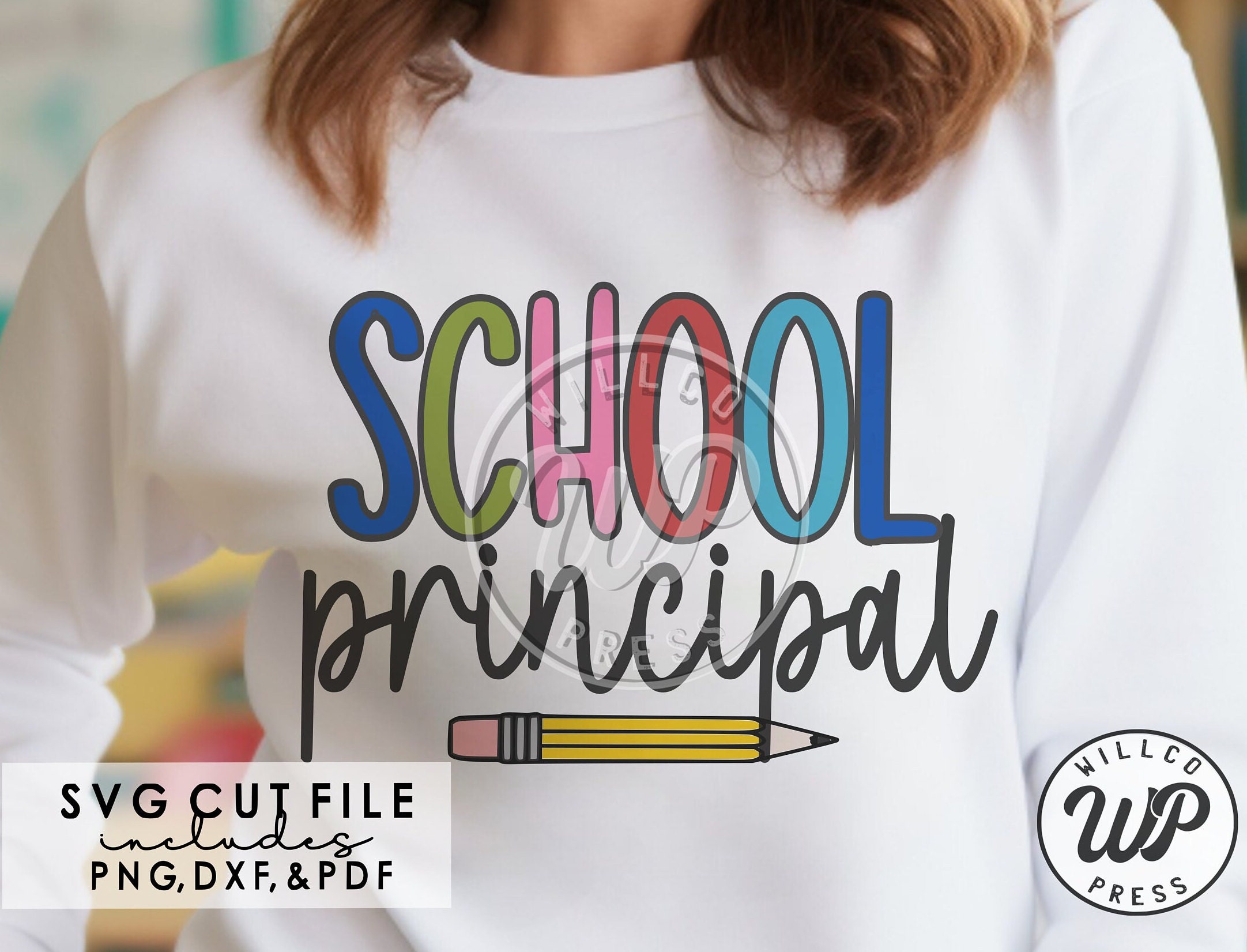 School Principal Png, SVG Files for Cricut, Digital Download, Clipart ...