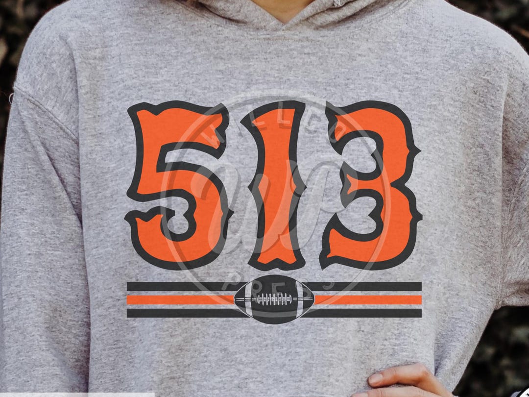Cincinnati Area Code, 513 Football Shirts, Digital Download ...