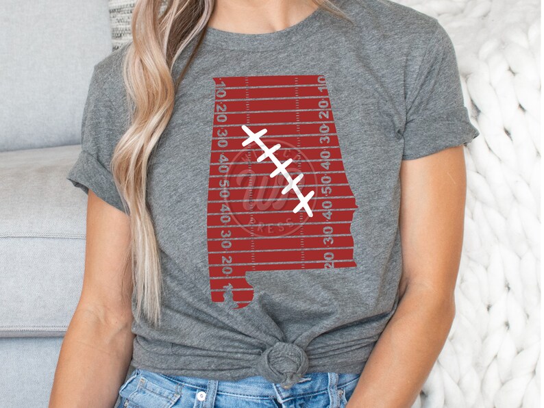 Alabama Football SVG Files for Cricut State Outline Vinyl - Etsy