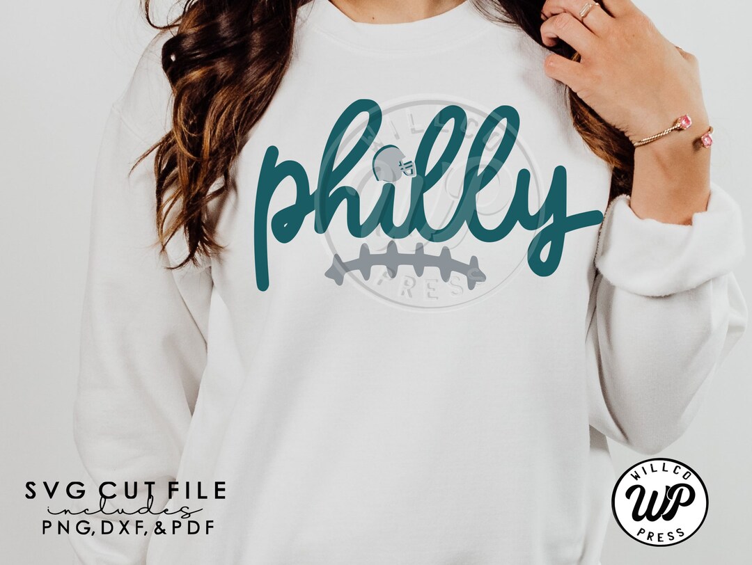 Philly Football Svg Philadelphia Svgs Svg Files for Cricut - Etsy