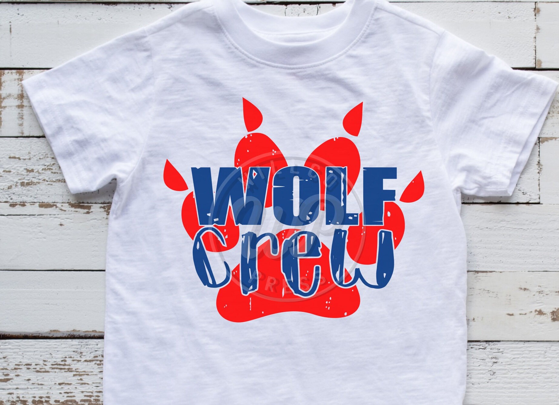 Wolf Crew SVG, Distressed Grunge, Cut File (digital Download) - Etsy