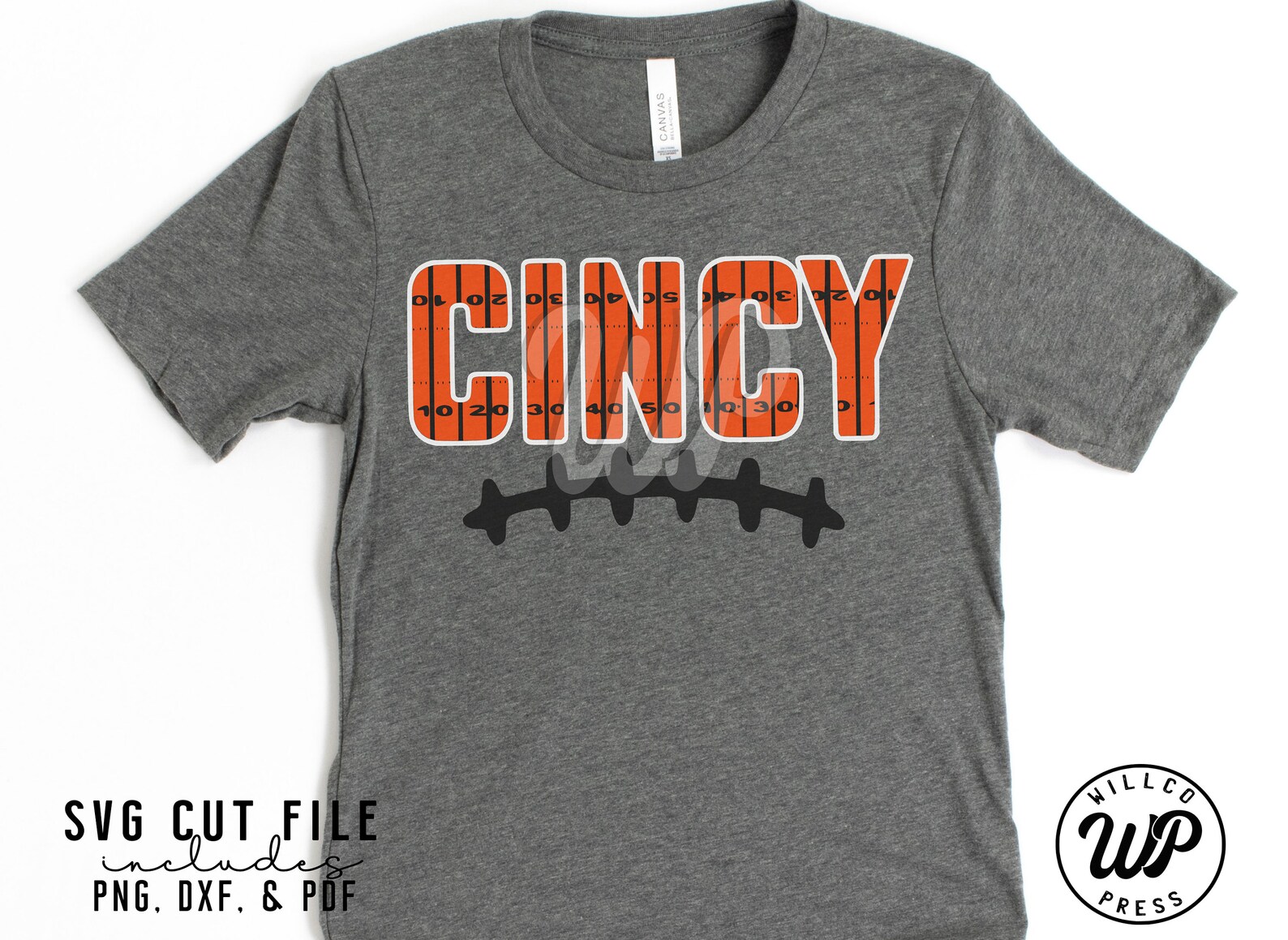 Cincy Football Svg, Cincinnati Field, Png, Dxf, Svg Files for Cricut ...