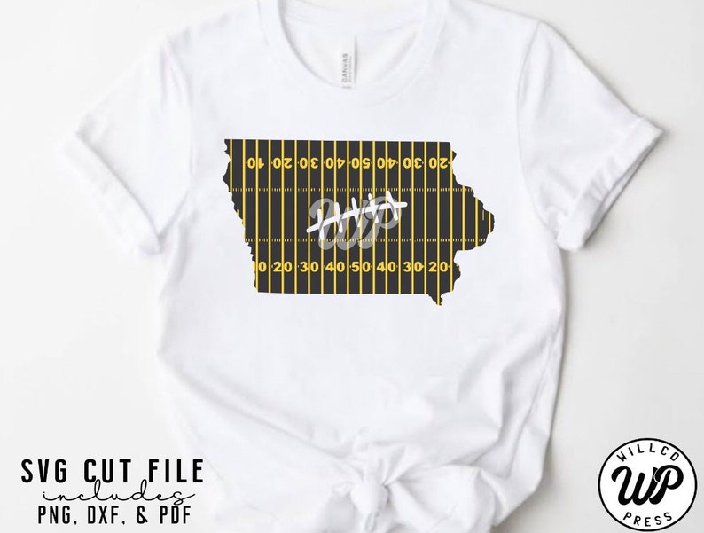 Iowa Football Svg Png Dxf Svg Files for Cricut Shirt Svgs | Etsy