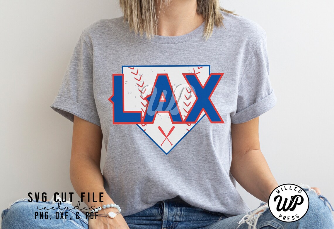 LAX Svg, Los Angeles Svg, Baseball Svg, Grunge, Distressed, Png, Dxf ...