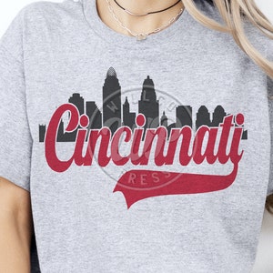 Cincinnati Skyline Png, Cincy Svg, Svg Files for Cricut, Sublimination ...