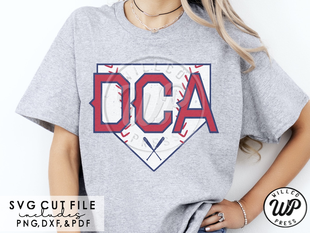 DCA Baseball Png, Washington DC Svg, Svg Files for Cricut ...
