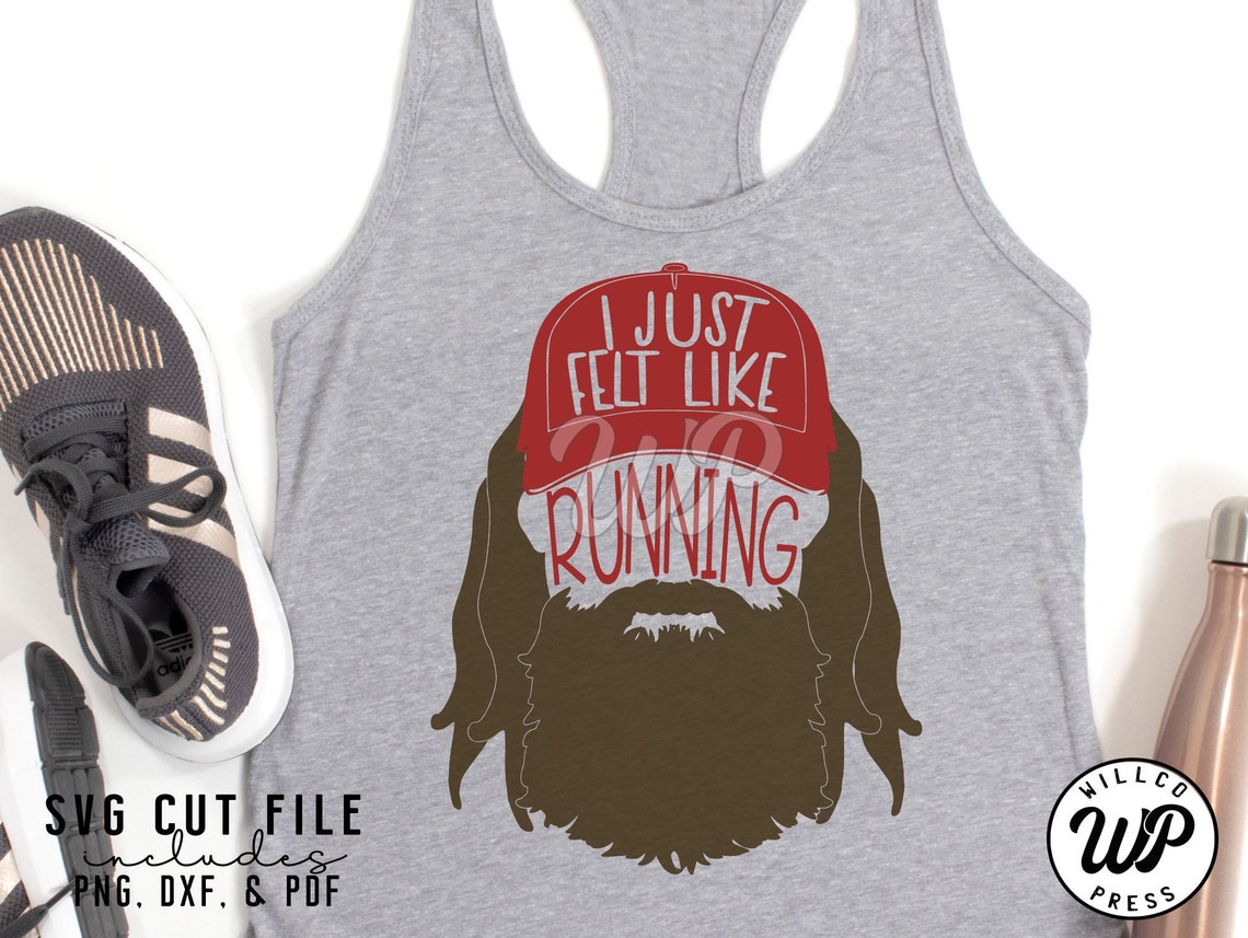Just Felt Like Running Running Svg Marathon Svg Png Dxf - Etsy