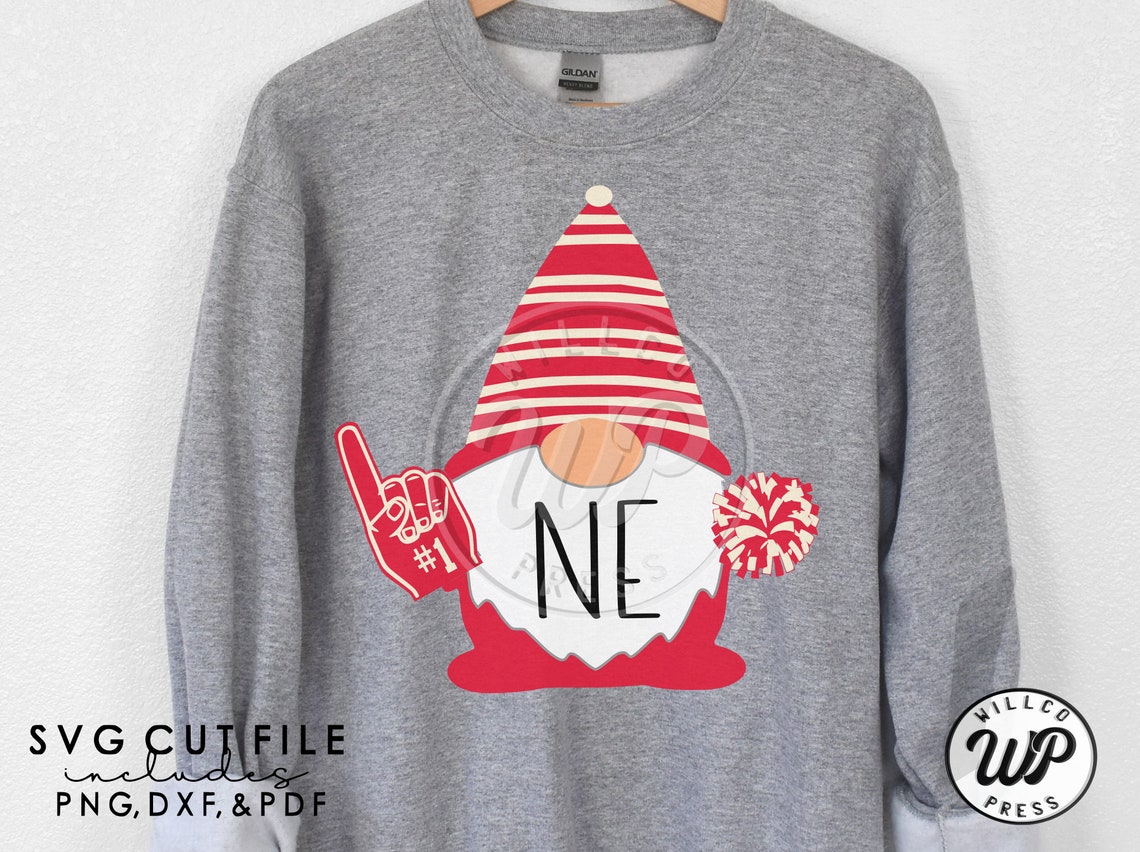NE Gnome Svg Nebraska Svg Digital Png Dxf Svg Files for - Etsy