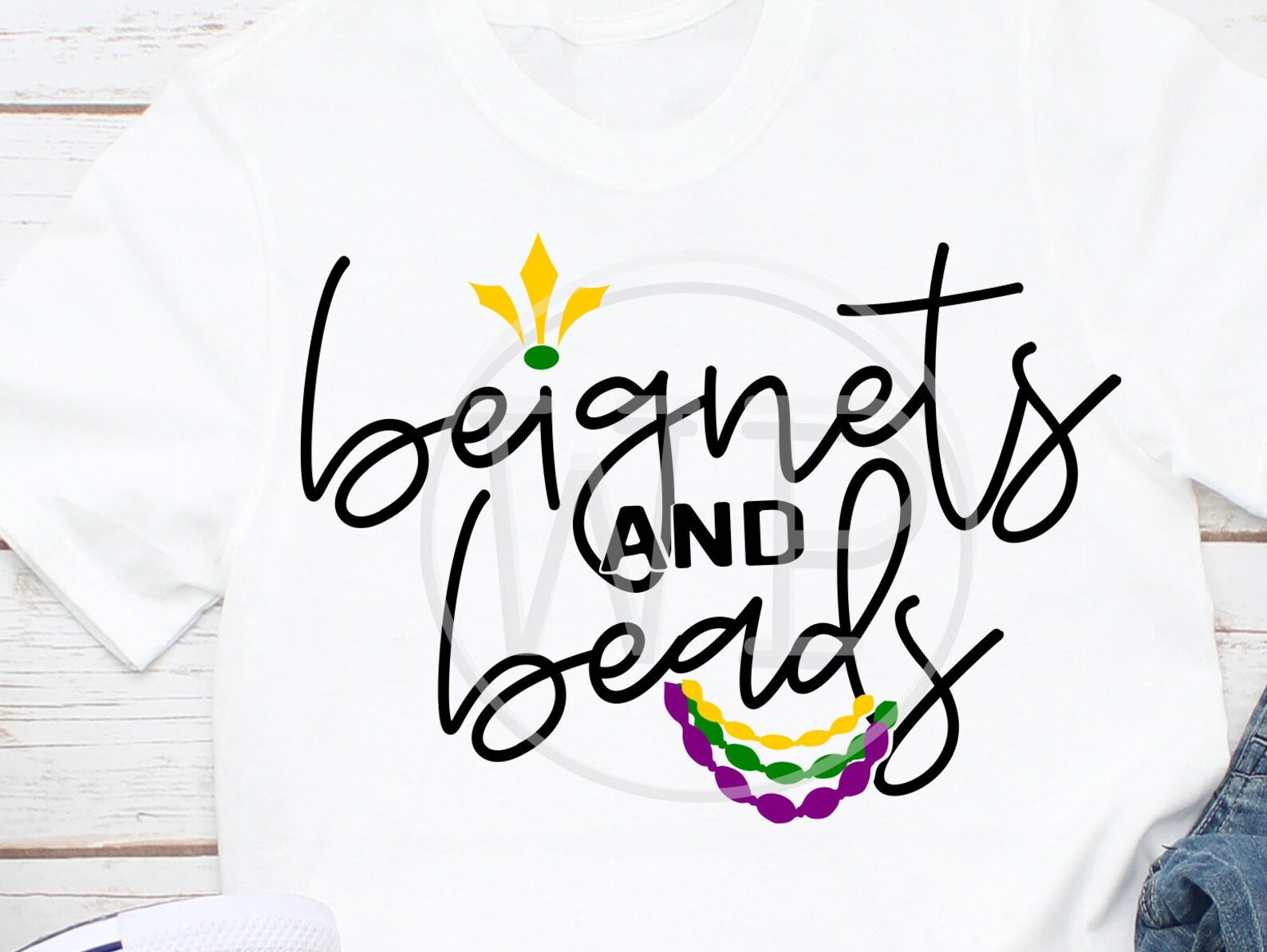 Beignets and Beads, Mardi Gras Svg, Fat Tuesday, Png, Dxf, Svg Files ...