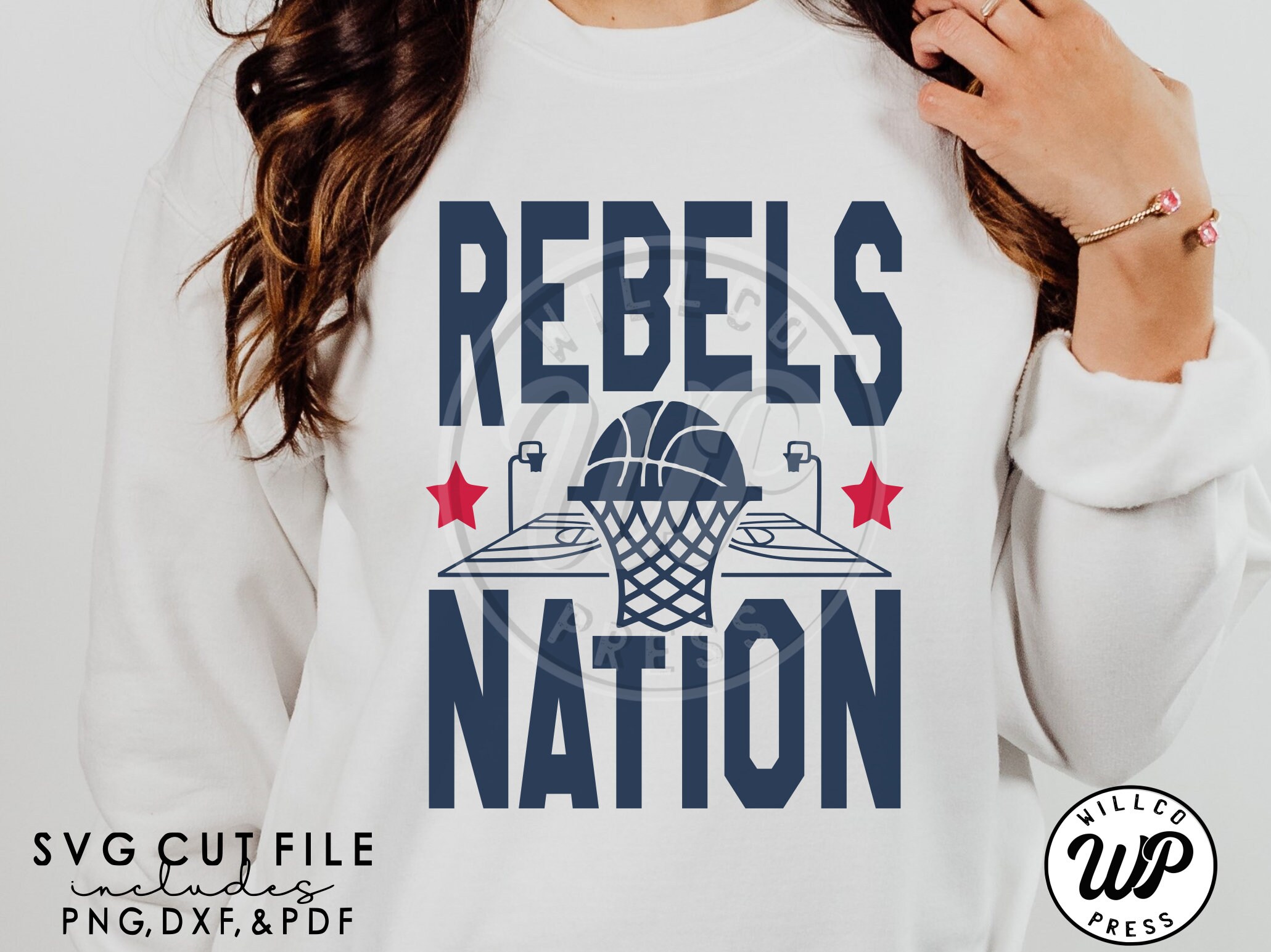 Rebels Nation Svg, Rebels Basketball, Retro Design, Png, Dxf, Svg Files ...
