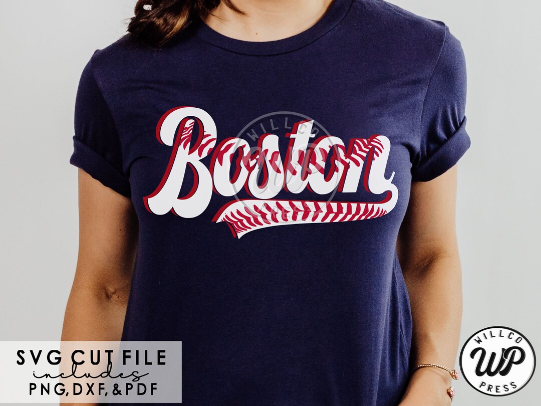 Boston Svg, Baseball Shirt, Svg Files for Cricut, Dxf, Png, Boston ...
