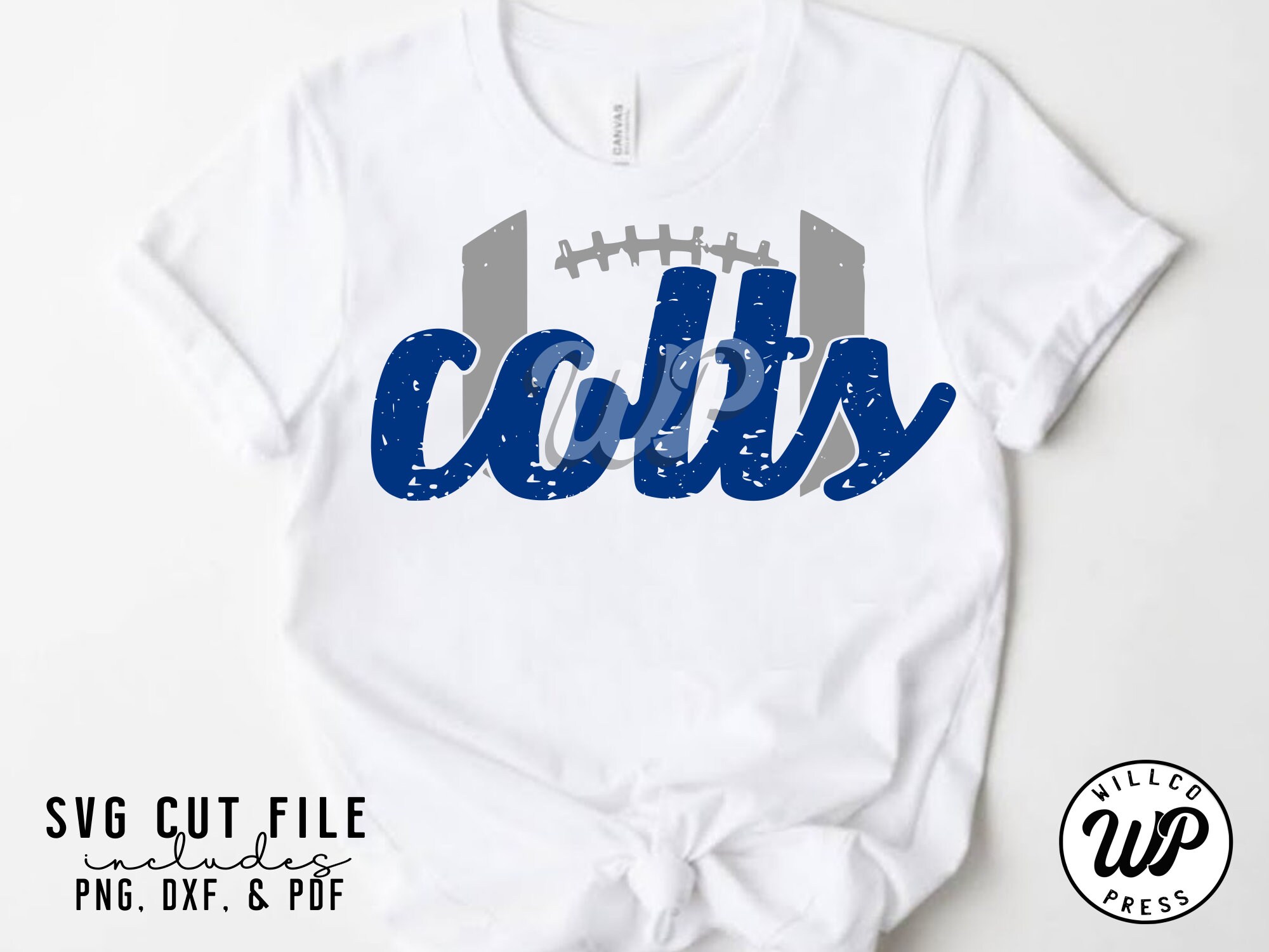 Colts Football Svg, SVG Files for Cricut, Grunge Distressed, Png, Dxf ...