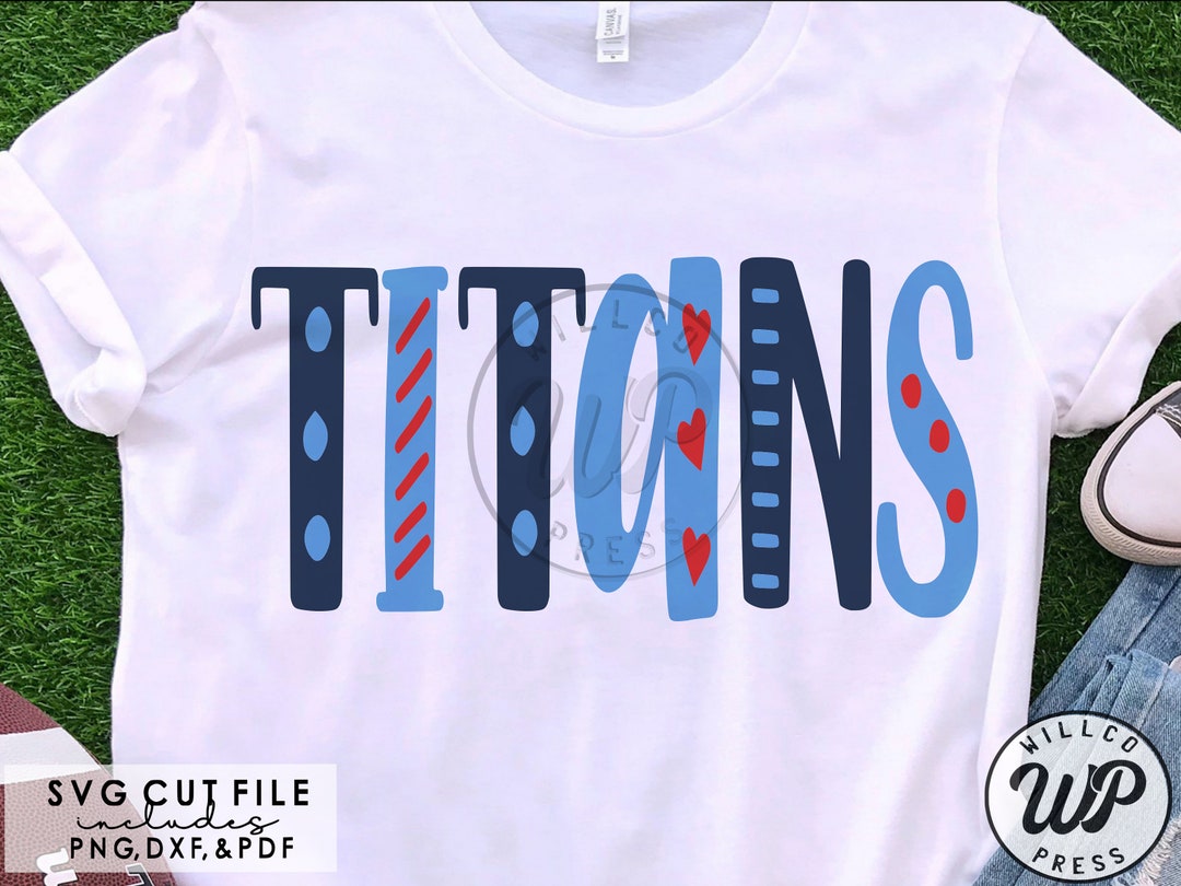 Titans Mascot Png, Titans Cheer Svg, Cheer Shirts, Dtf Image, Digital ...